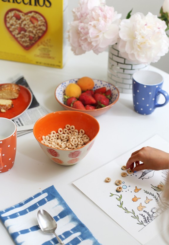 Cheerios Printable Placemats - Say Yes