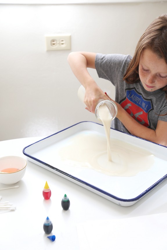 After School Kid Crafts: How to Make Milk Art - Say Yes