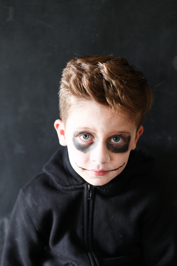 Easy Spiky Halloween hair for kids - Say Yes