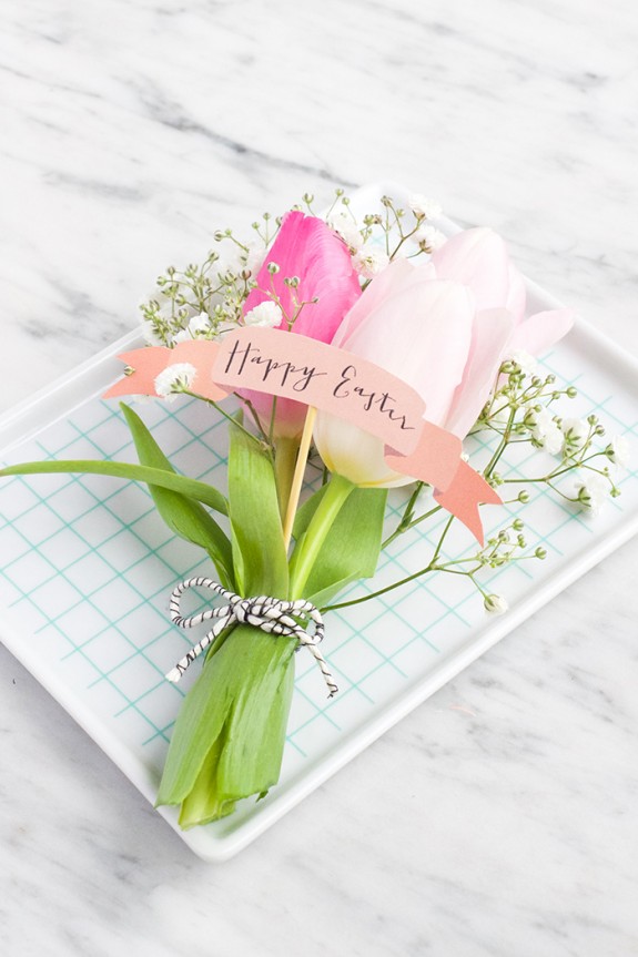 Mini DIY Easter Bouquets - Say Yes